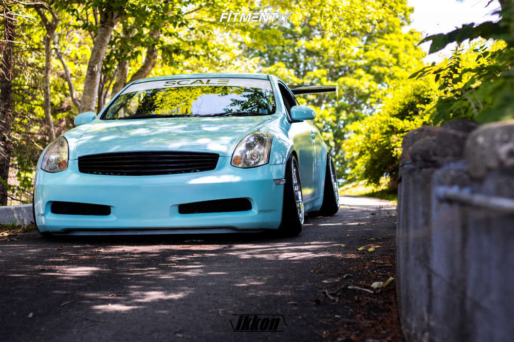2003 INFINITI G35 Base with 18x10 Work VS SD and Zeta 225x40 on ...