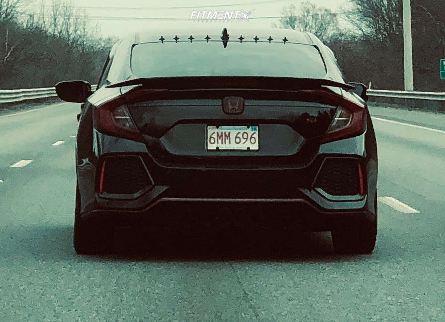 2017 Honda Civic Si with 18x9.5 Niche Altair and Nexen 235x35 on Stock ...