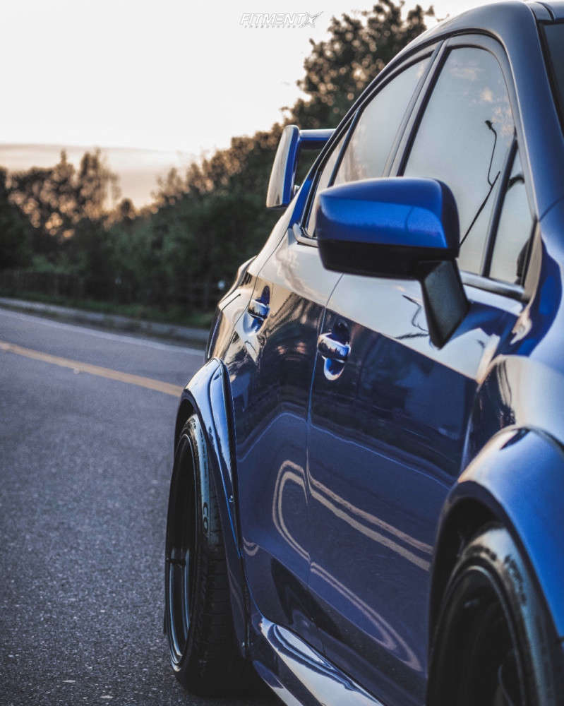 2015 Subaru WRX Base with 18x10.5 Varrstoen Es6 and Continental 265x35 ...