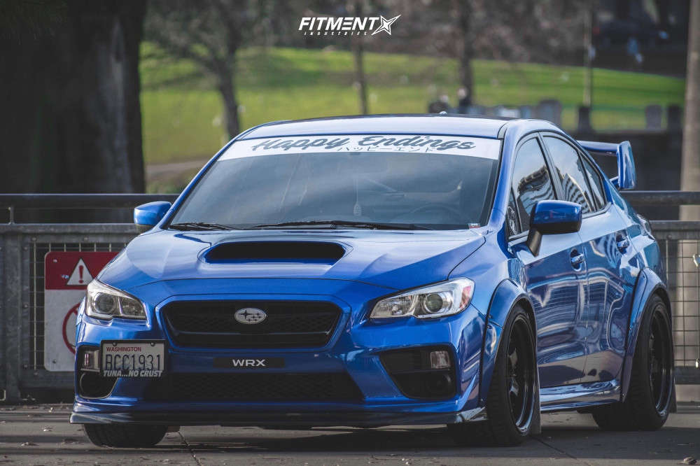 2015 Subaru WRX Base with 18x10.5 Varrstoen Es6 and Continental 265x35 ...
