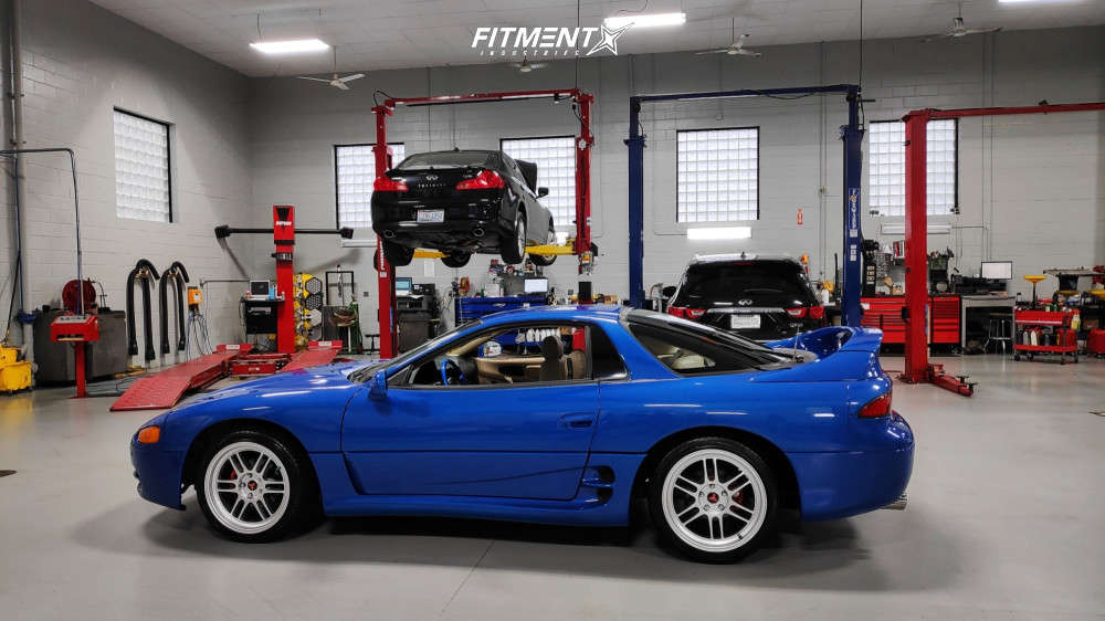 1998 Mitsubishi 3000GT Base with 18x8.5 Enkei RPF1 and Achilles 235x40 ...
