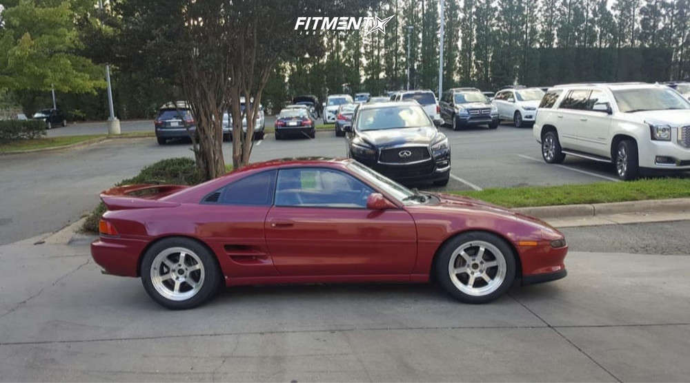1991 Toyota MR2 Base with 16x8 MST Time Attack and Hankook 205x50 on Lowering Springs | 758247 ...