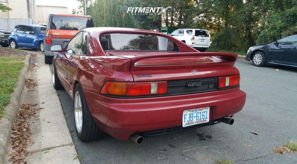 1991 Toyota MR2 Base with 16x8 MST Time Attack and Hankook 205x50 on Lowering Springs | 758247 ...