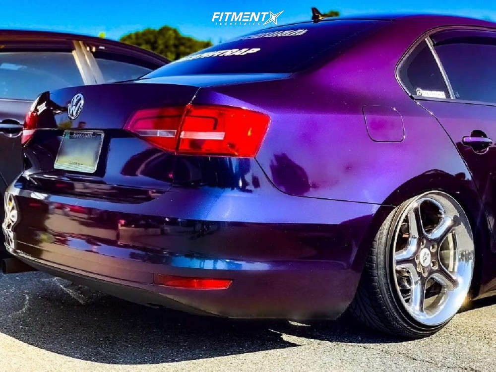 2015 Volkswagen Jetta S with 18x9.5 Antera and Achilles 205x40 on Air ...