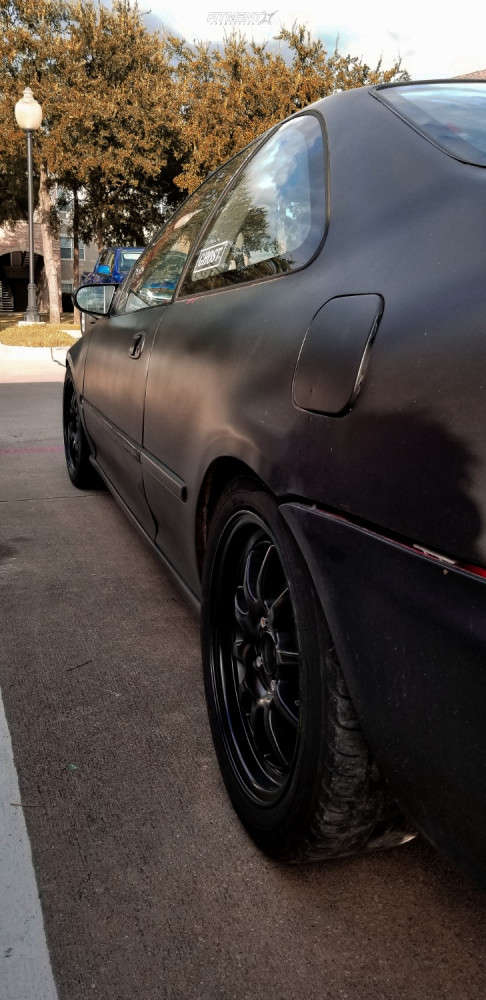 1994 Honda Civic EX with 16x7 Rota Gt3 and Achilles 195x50 on Coilovers ...