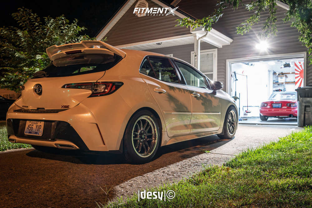 2019 Toyota Corolla XSE with 17x8 Cosmis Racing XT-206R and Firestone ...