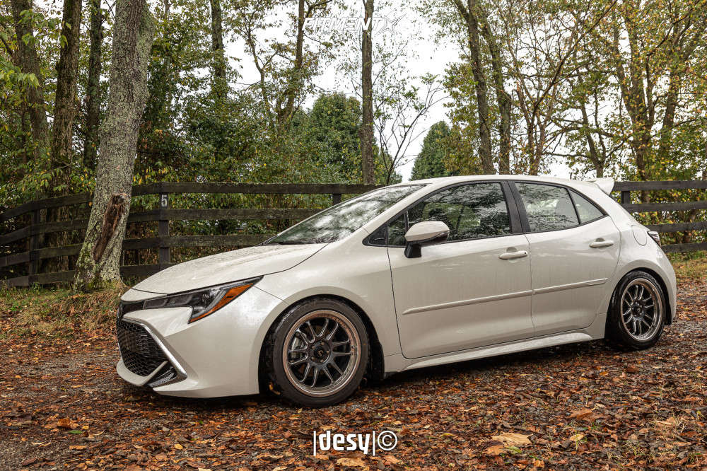 2019 Toyota Corolla XSE with 17x8 Cosmis Racing XT-206R and Firestone ...