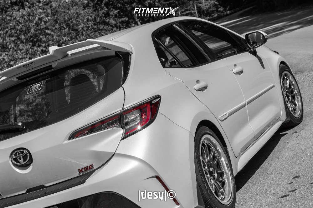 2019 Toyota Corolla XSE with 17x8 Cosmis Racing XT-206R and Firestone ...