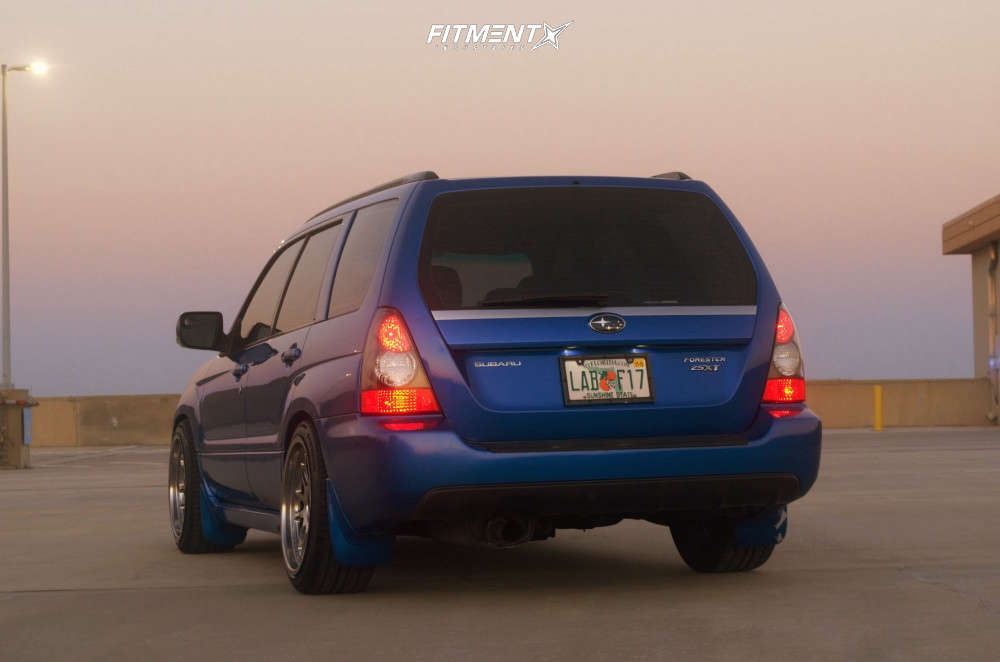 2007 Subaru Forester XT Limited with 18x9.5 Aodhan Ah07 and Hankook ...