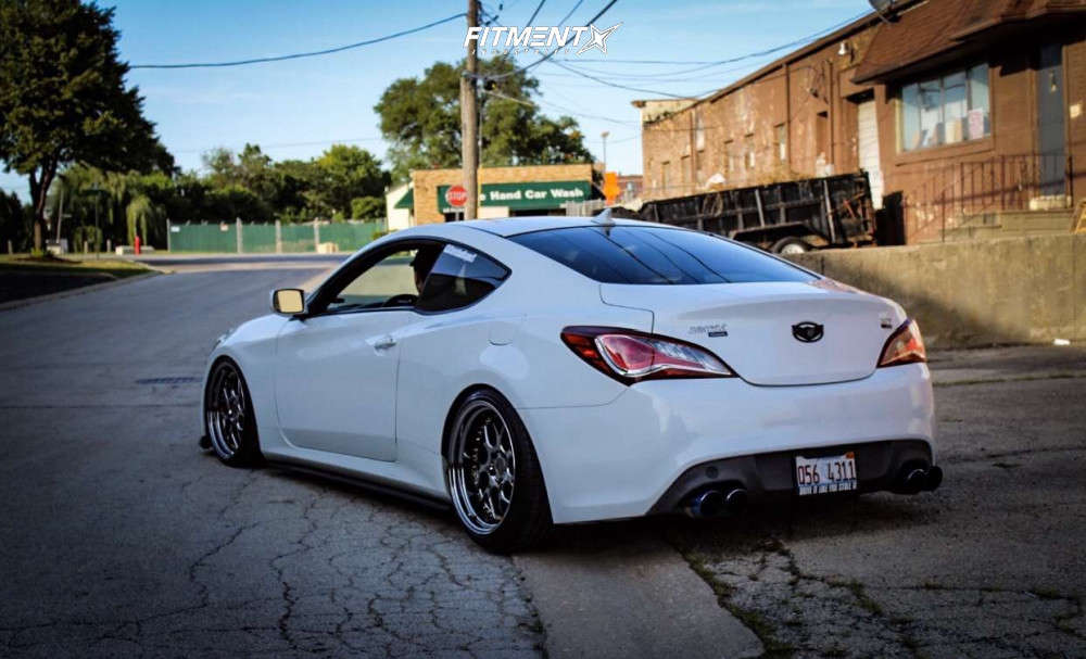 2013 Hyundai Genesis Coupe 2.0T R-Spec with 19x9.5 Aodhan Ds01 and ...