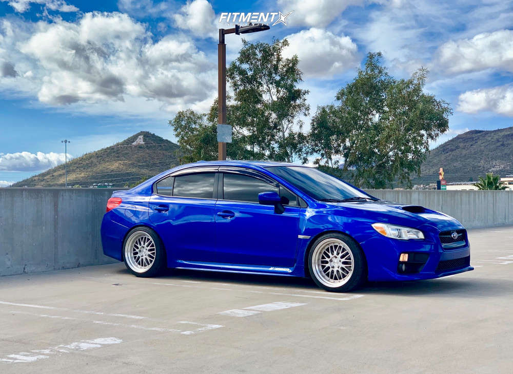 2015 Subaru WRX Limited with 18x9.5 ESR Sr05 and Firestone 255x35 on ...
