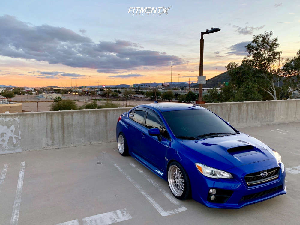 2015 Subaru WRX Limited with 18x9.5 ESR Sr05 and Firestone 255x35 on ...