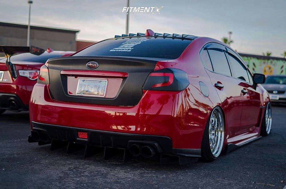 2015 Subaru WRX Base with 18x9.5 Aodhan Ds01 and Lexani 215x35 on Air ...