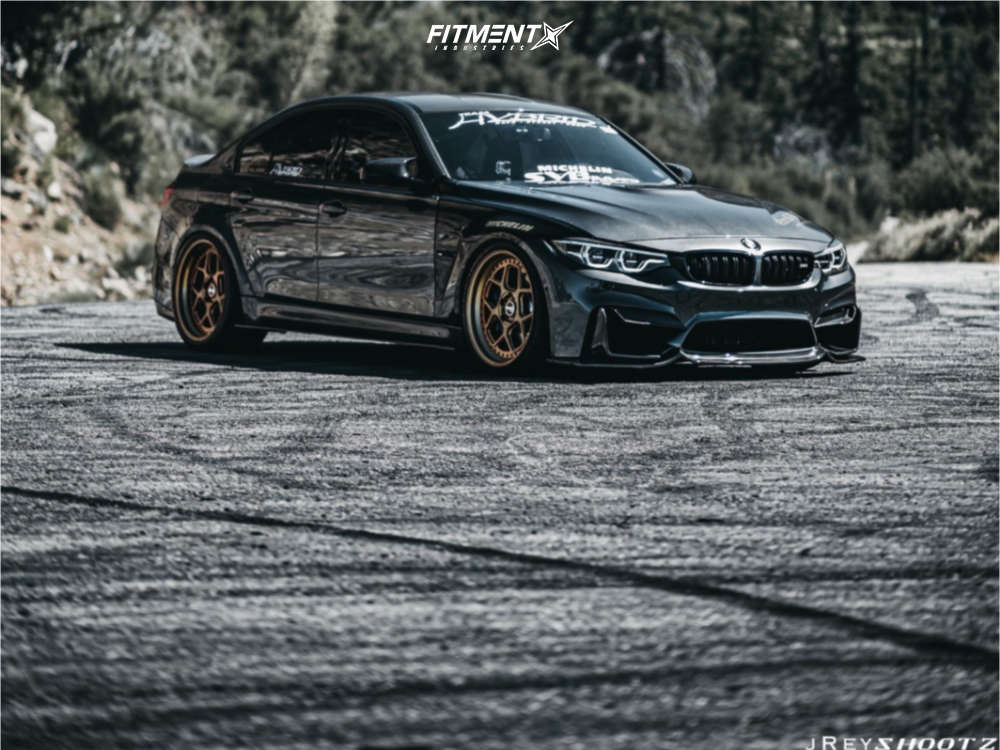 2018 BMW M3 Base with 20x9.5 SkÃ¶l Sk4 and Michelin 265x30 on Coilovers ...