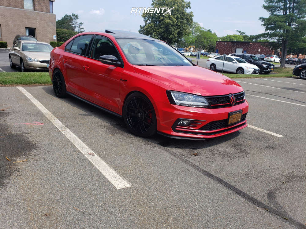 2017 Volkswagen Jetta GLI with 18x8 Alzor 030 and Firestone 215x40 on ...
