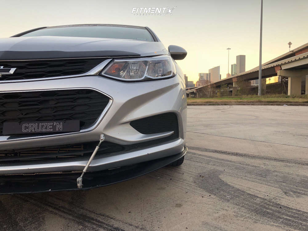 2018 Chevrolet Cruze LT with 18x7.5 Enkei Apache Ii and Road Hugger ...