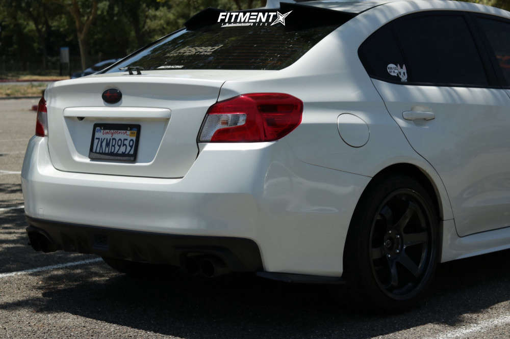 2015 Subaru WRX Base with 18x9.5 Rota Grid and Federal 235x35 on Stock ...
