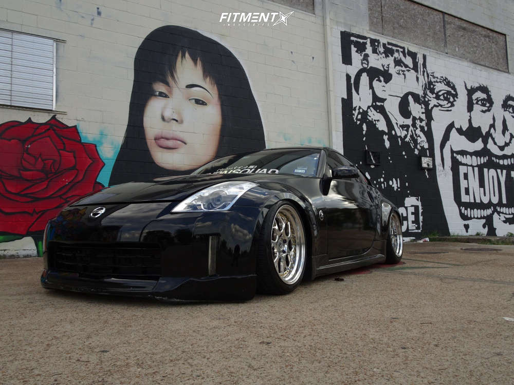 2003 Nissan 350Z Performance with 18x9.5 Aodhan Ds01 and Nitto 245x35 ...