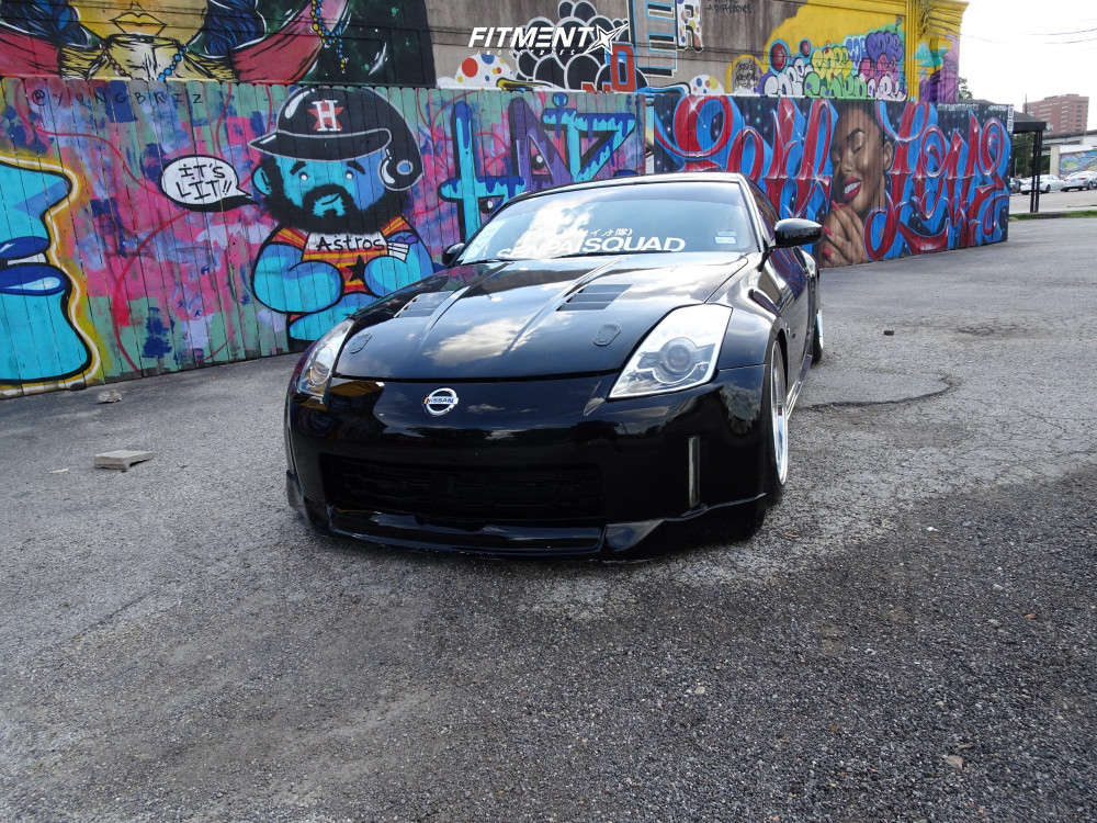 2003 Nissan 350Z Performance with 18x9.5 Aodhan Ds01 and Nitto 245x35 ...