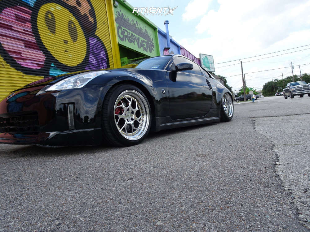 2003 Nissan 350Z Performance with 18x9.5 Aodhan Ds01 and Nitto 245x35 ...