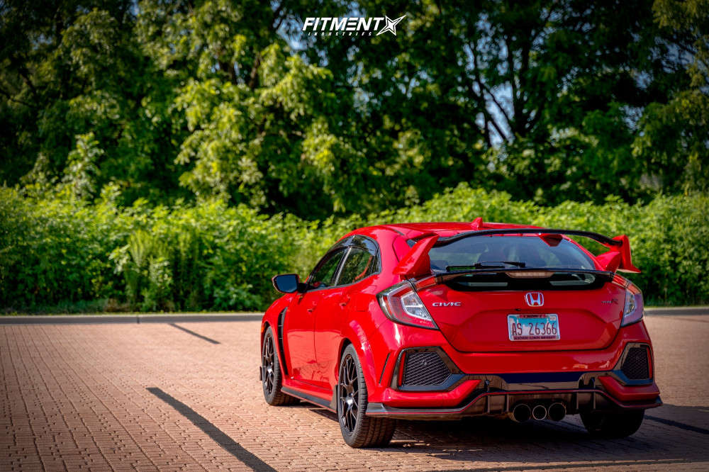 2018 Honda Civic Type R with 18x8 Enkei Raijin and Michelin 245x40 on ...