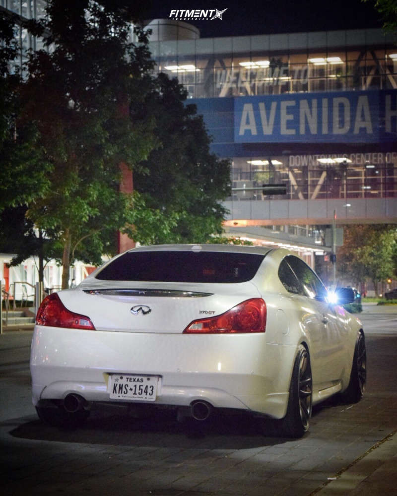2011 INFINITI G37 Journey with 19x10.5 ESR Sr08 and Continental 225x45 on Coilovers | 759943 ...