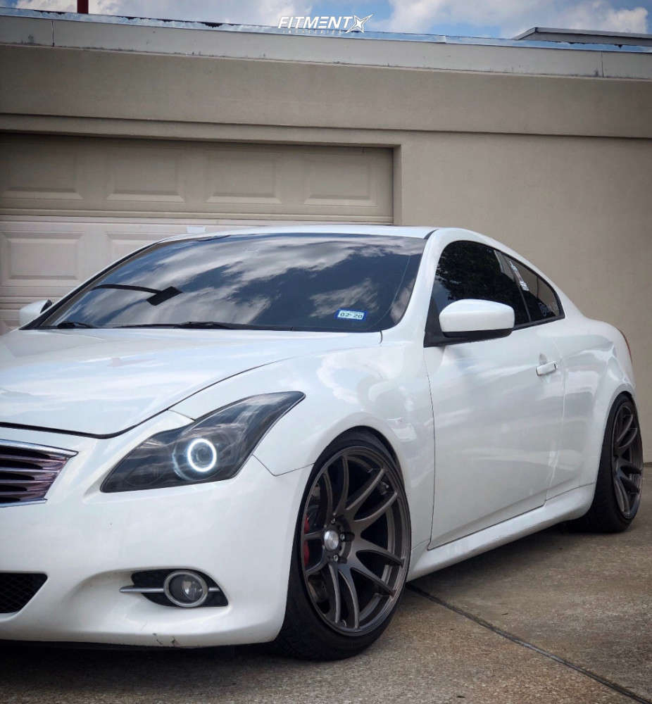 2011 INFINITI G37 Journey with 19x10.5 ESR Sr08 and Continental 225x45 on Coilovers | 759943 ...