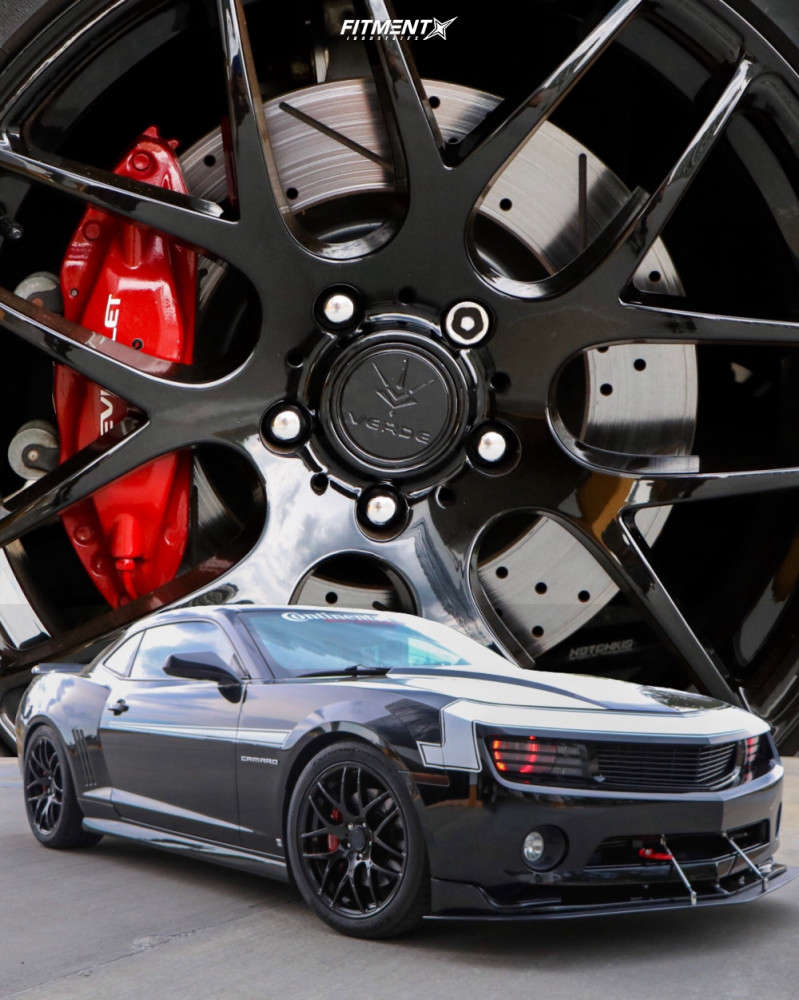 2010 Chevrolet Camaro LT with 20x8.5 Verde Empire and Continental ...