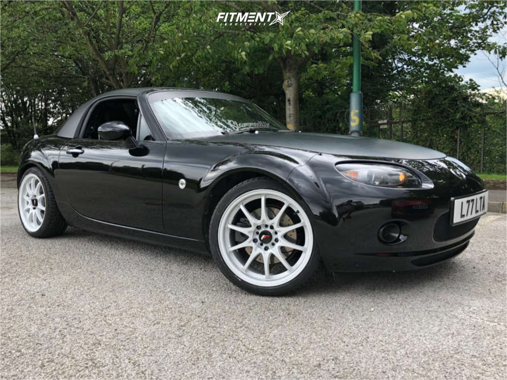 2008 Mazda MX-5 Miata Sport with 17x7.5 Japan Racing Jr5 and Uniroyal ...