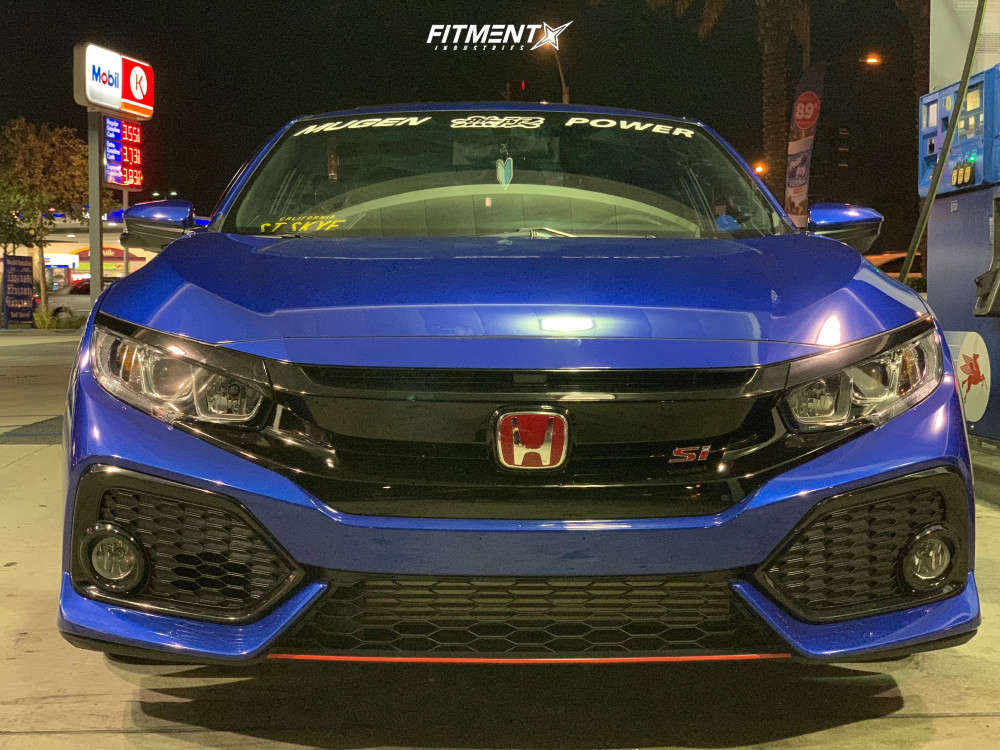 2019 Honda Civic Si with 18x9.5 Option Lab R716 and Goodyear 235x45 on ...