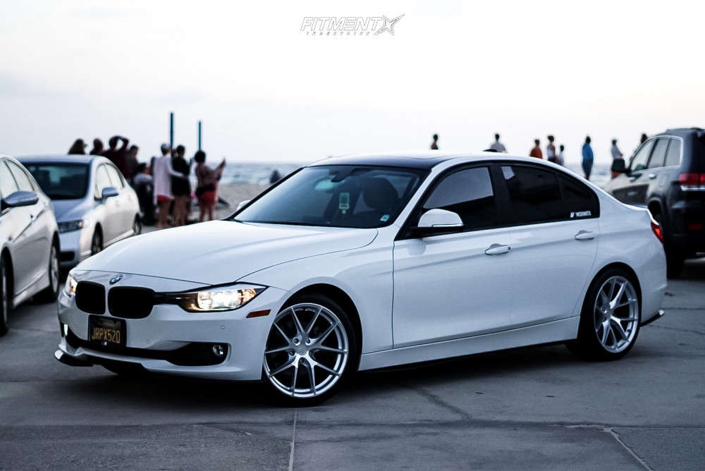 2015 BMW 328i Base with 19x8.5 Aodhan Ls007 and Federal 235x35 on Stock ...