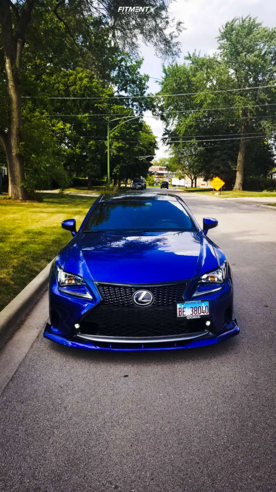 2018 Lexus RC350 F Sport with 20x8.5 Rotiform Kps and Nitto 255x30 on Coilovers | 762932 ...