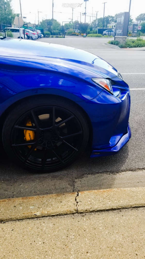 2018 Lexus RC350 F Sport with 20x8.5 Rotiform Kps and Nitto 255x30 on ...