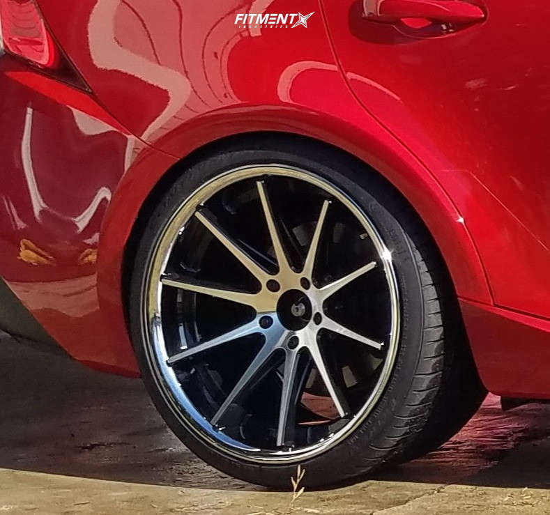 2016 Lexus IS200t F Sport with 19x8.5 Rohana Rc10 and Continental ...