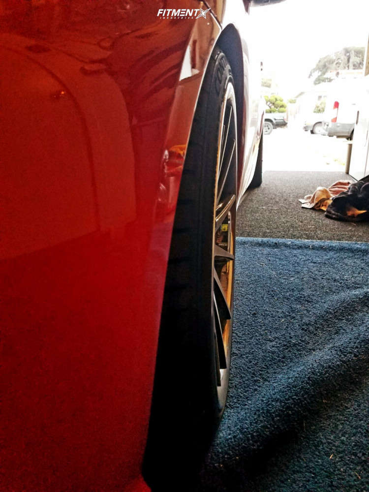 2016 Lexus IS200t F Sport with 19x8.5 Rohana Rc10 and Continental ...