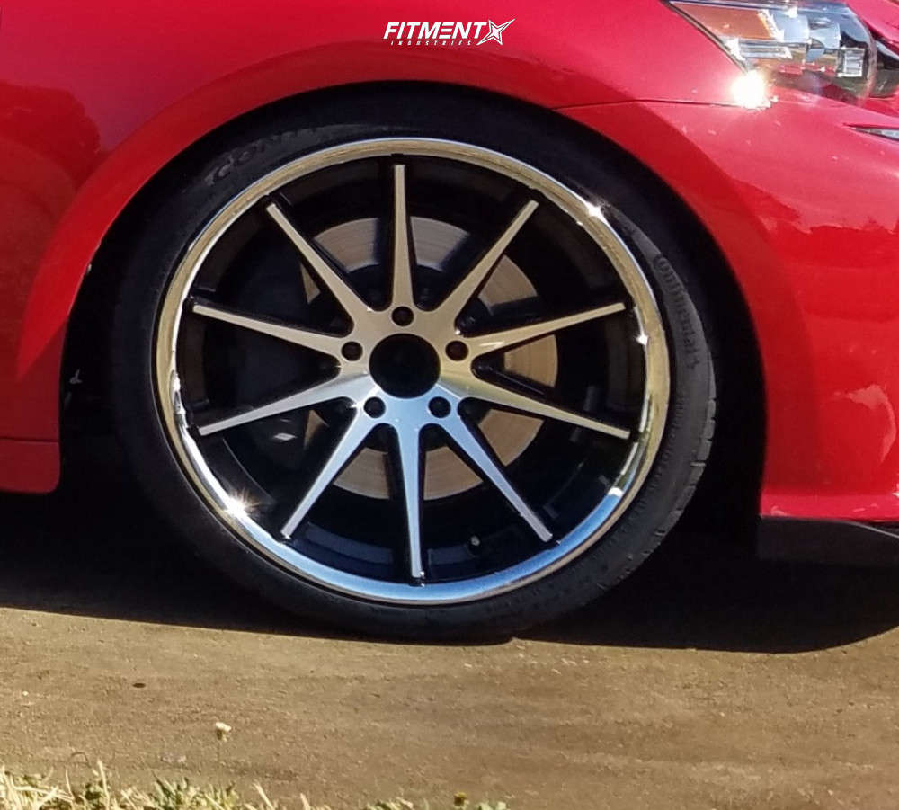 2016 Lexus IS200t F Sport with 19x8.5 Rohana Rc10 and Continental ...