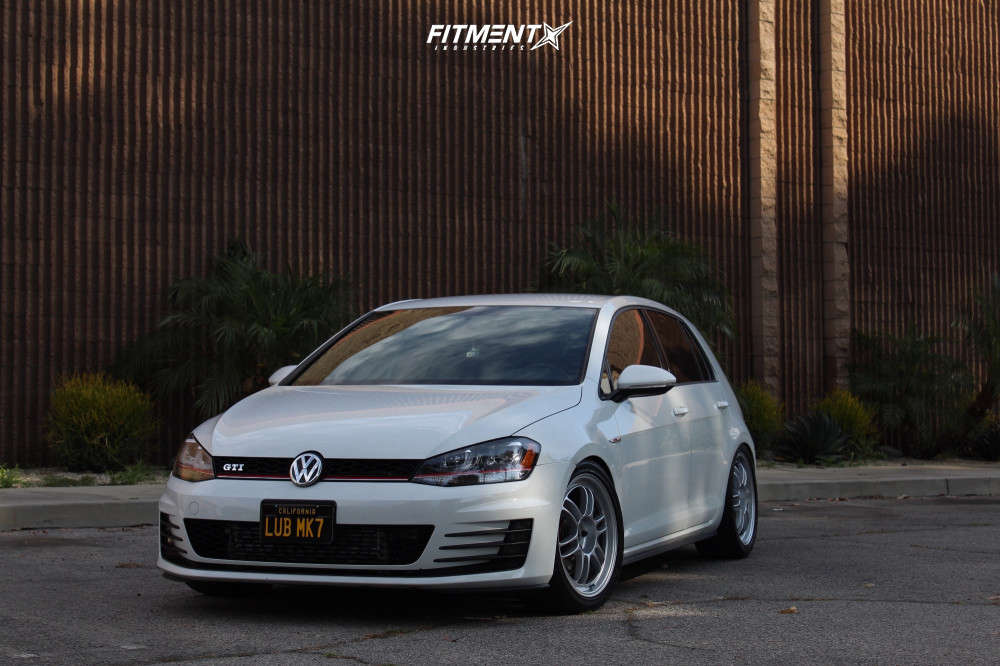 2015 Volkswagen GTI S with 18x8 Enkei RPF1 and Falken 235x40 on Coilovers | 763218 | Fitment ...