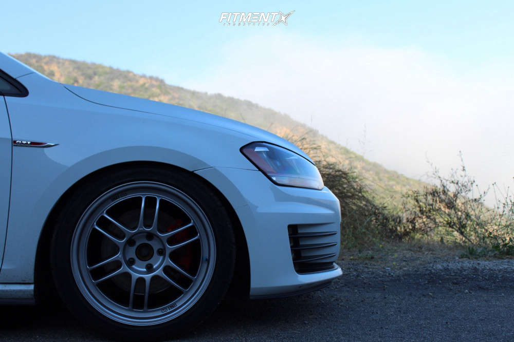 2015 Volkswagen GTI S with 18x8 Enkei RPF1 and Falken 235x40 on ...