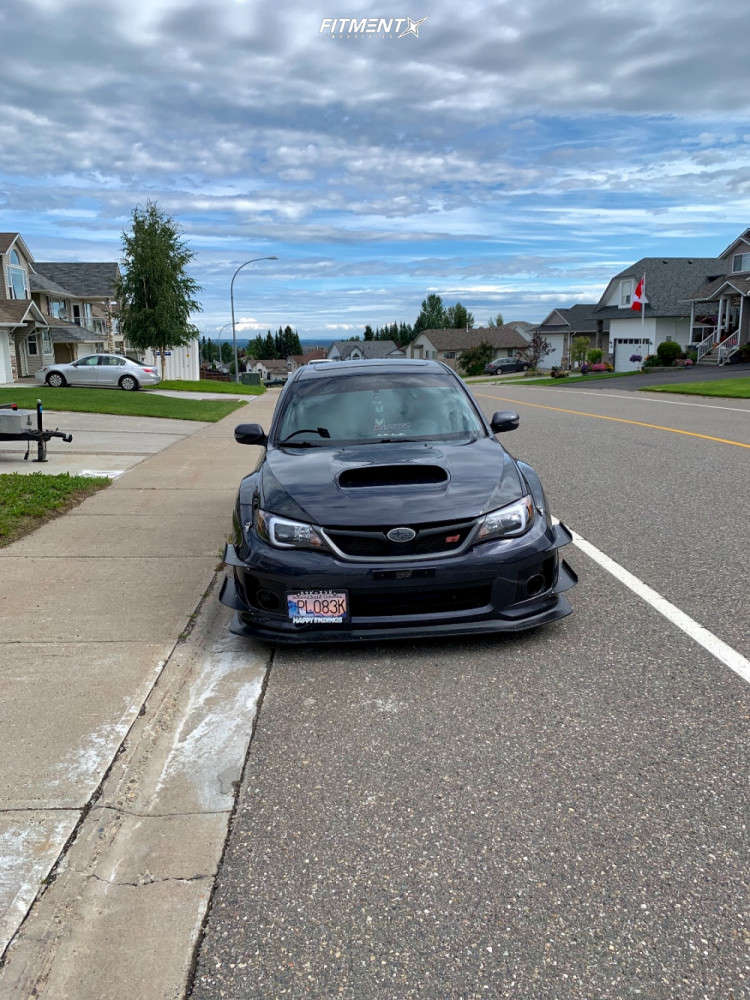 2012 Subaru WRX STI Base with 18x9.5 Fast Wheels Dime and Ohtsu 245x40 ...