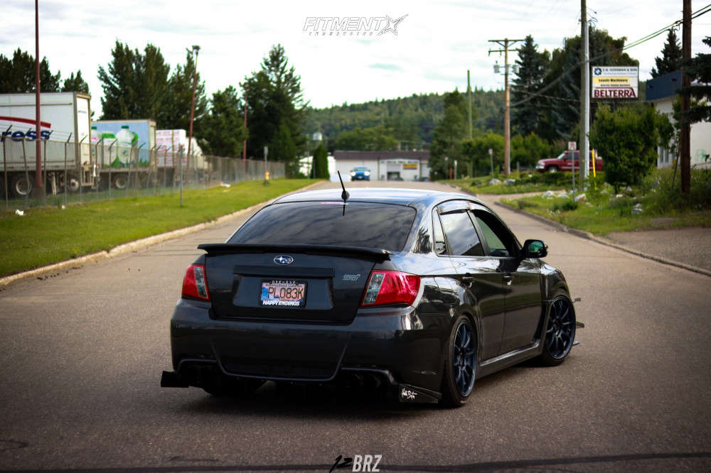 2012 Subaru WRX STI Base with 18x9.5 Fast Wheels Dime and Ohtsu 245x40 ...