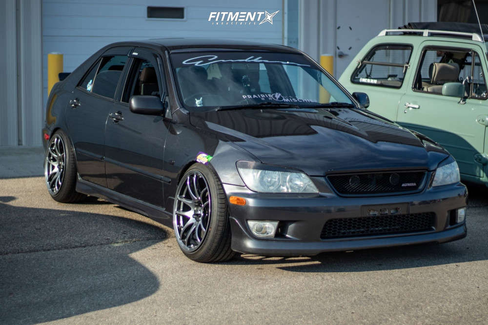 2003 Lexus IS300 Base with 18x9.5 Work Emotion Cr Kiwami and Nexen ...