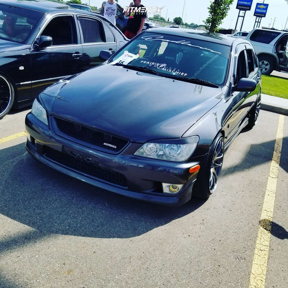 2003 Lexus IS300 Base with 18x9.5 Work Emotion Cr Kiwami and Nexen ...