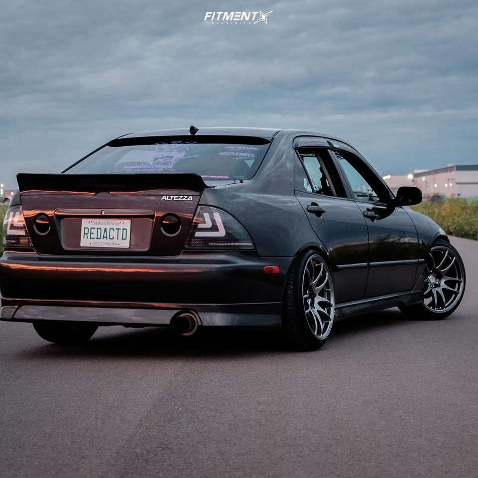 2003 Lexus IS300 Base with 18x9.5 Work Emotion Cr Kiwami and Nexen ...