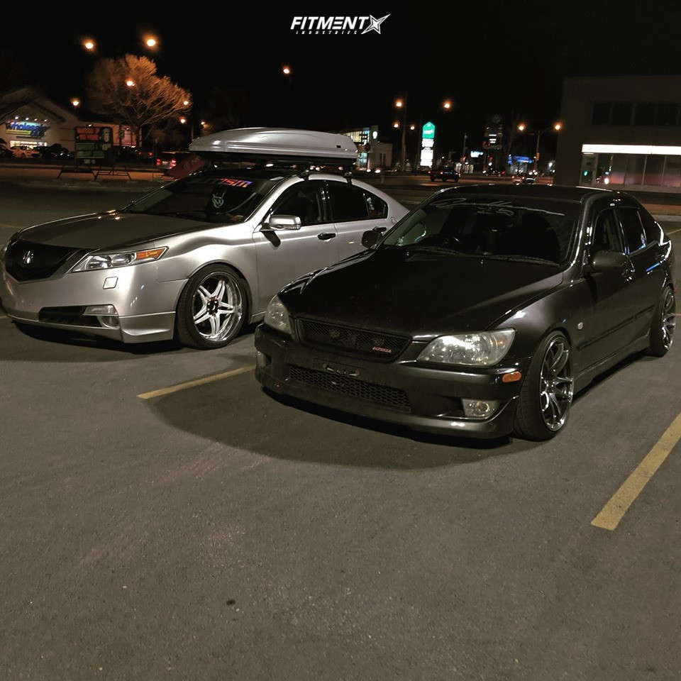 2003 Lexus IS300 Base with 18x9.5 Work Emotion Cr Kiwami and Nexen ...