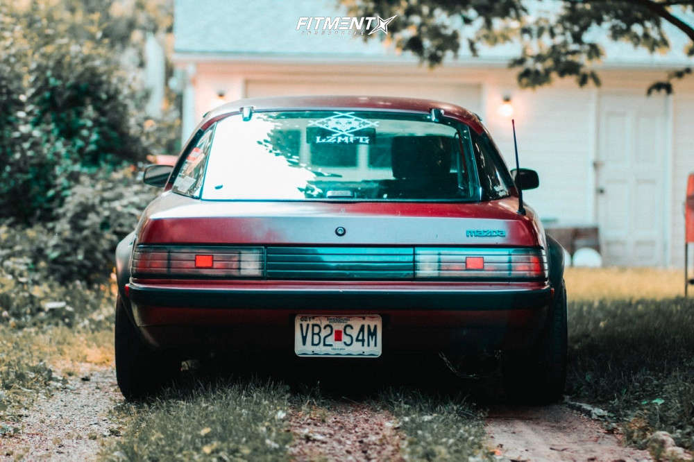 1984 Mazda RX-7 GSL with 15x8 XXR 536 and Toyo Tires 195x45 on Lowering ...