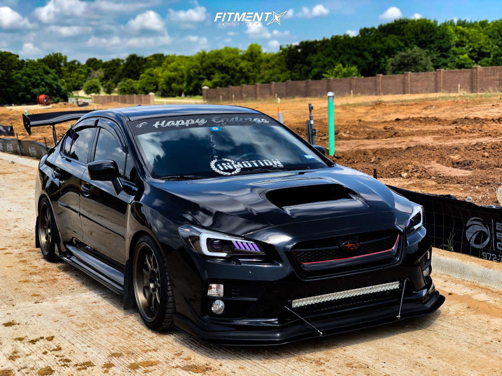 2017 Subaru WRX Premium with 18x9.5 Work D9r and Falken 255x35 on ...