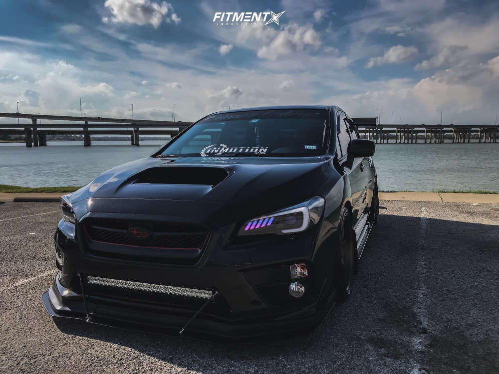 2017 Subaru WRX Premium with 18x9.5 Work D9r and Falken 255x35 on ...