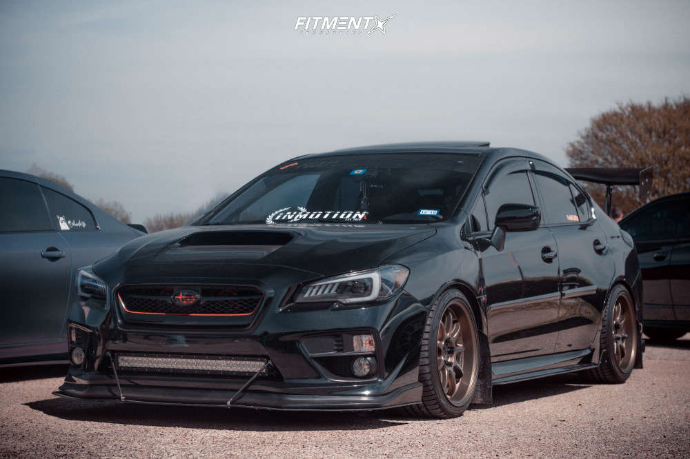 2017 Subaru WRX Premium with 18x9.5 Work D9r and Falken 255x35 on ...
