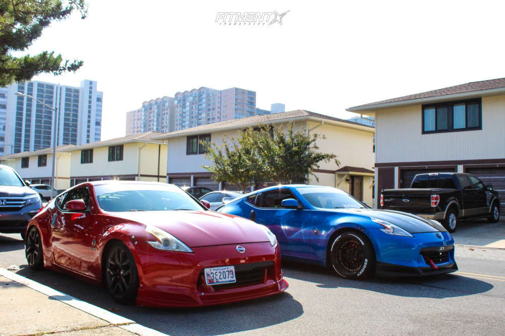 2009 Nissan 370Z Touring with 18x10.5 Aodhan DS01 and Vercelli 255x35 ...