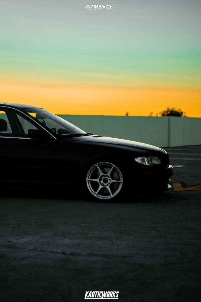 2003 BMW 3 Series Base with 17x8.5 Kosei K1 and Yokohama 195x40 on ...